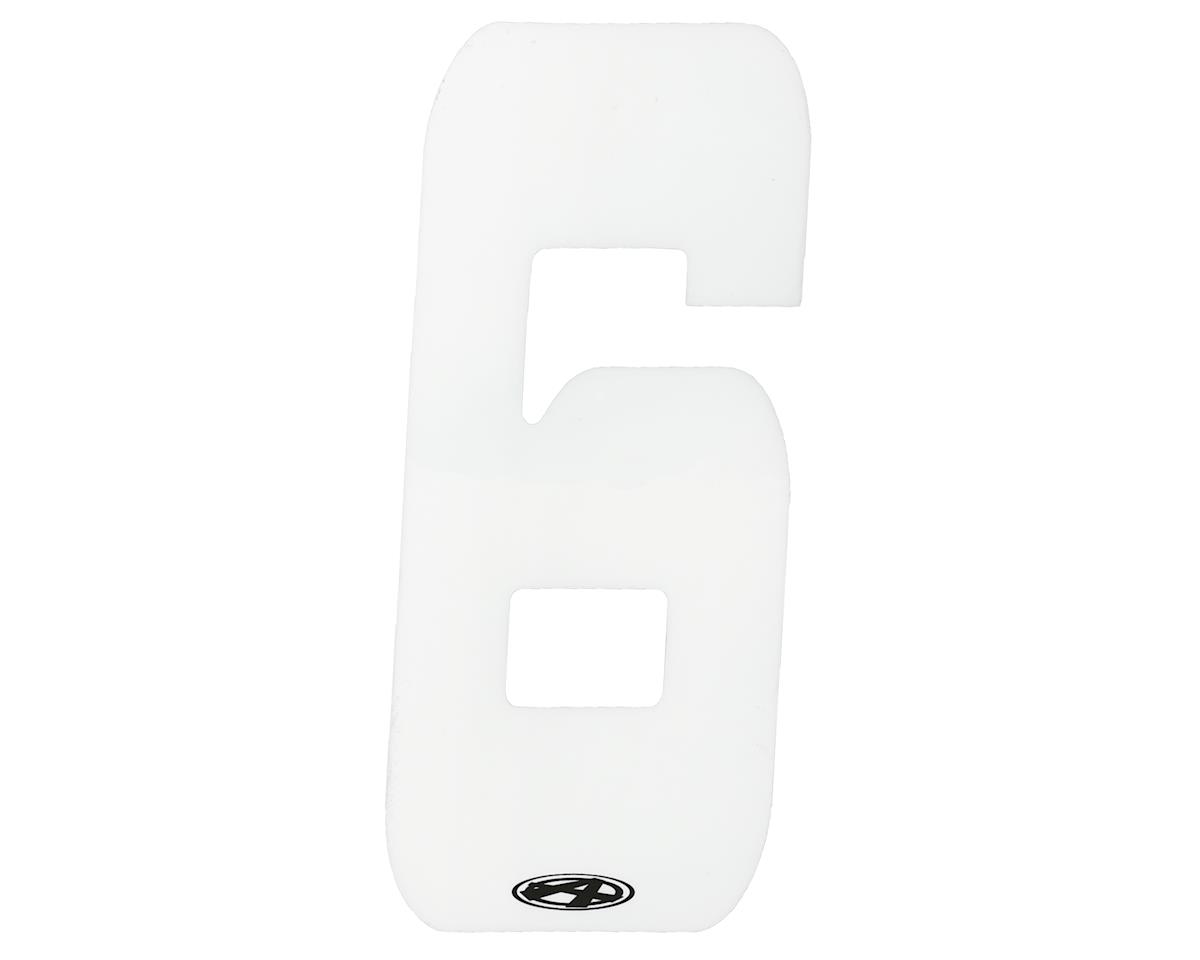 Answer 2 Number Plate Stickers White 6 Dan s Comp