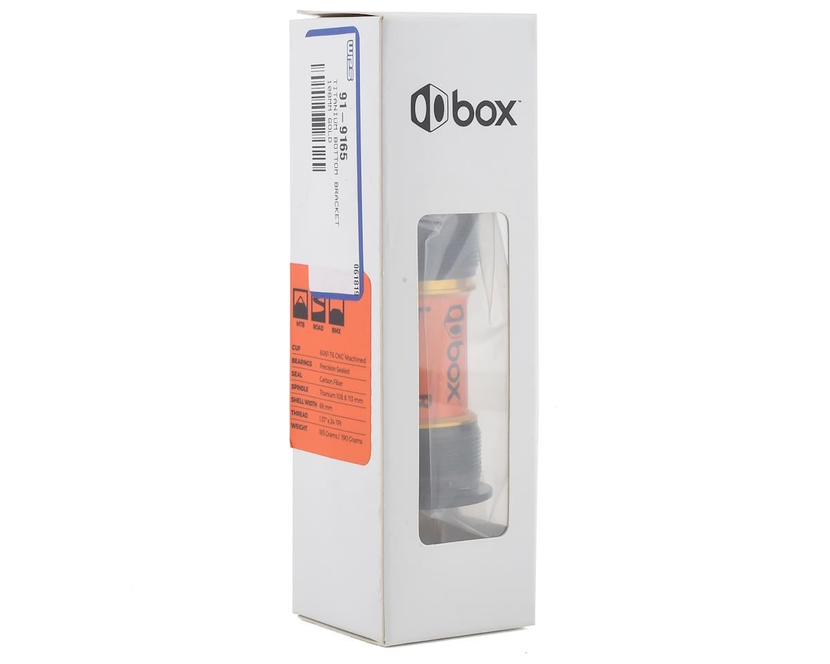 Box One Titanium Bottom Bracket (Gold) (Square JIS Taper) (108mm) - Dan ...