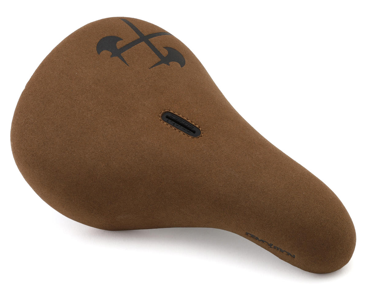 Demolition Axes Embossed Fat Pivotal Seat (Brown) - Dan's Comp