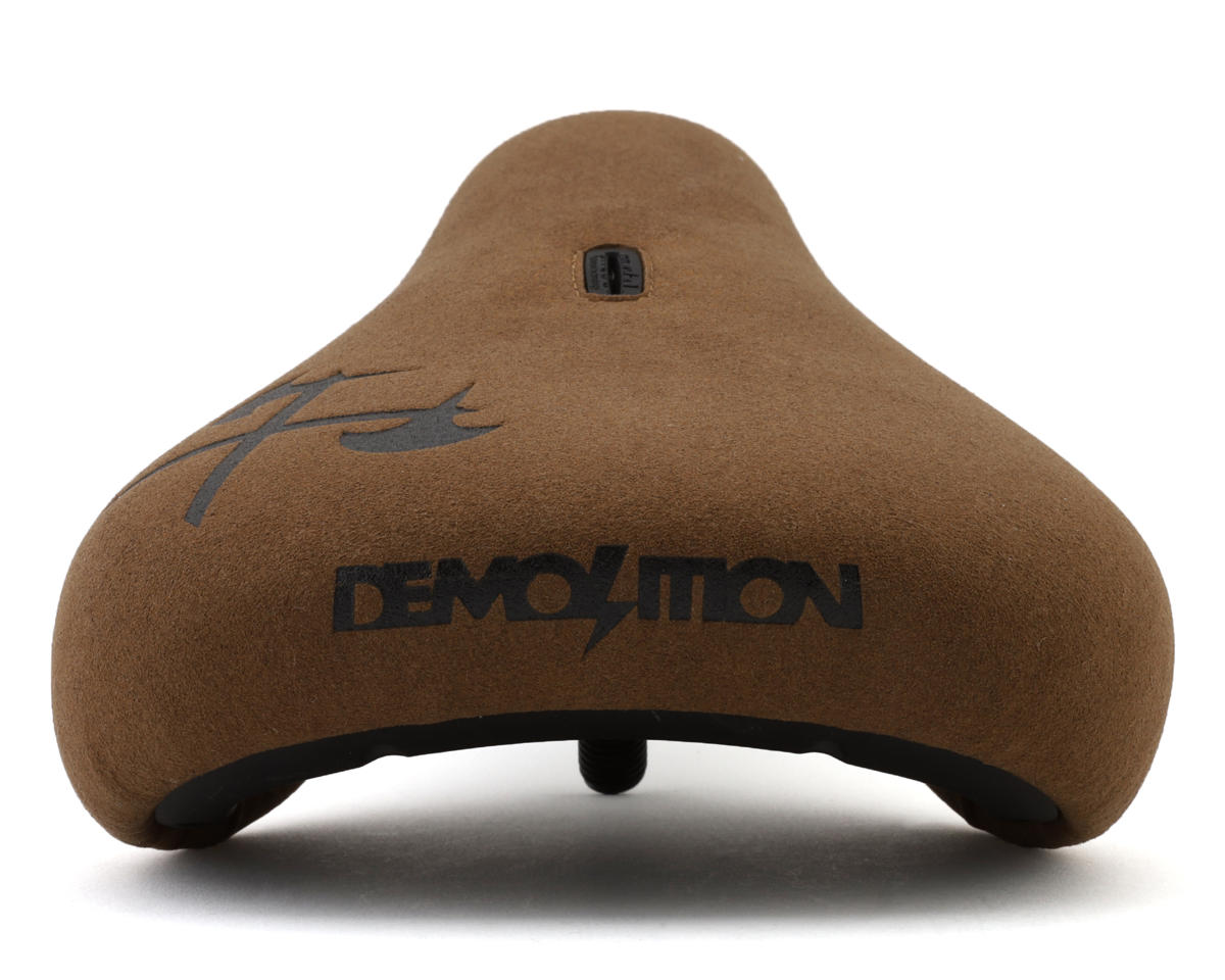 Demolition Axes Embossed Fat Pivotal Seat (Brown) - Dan's Comp