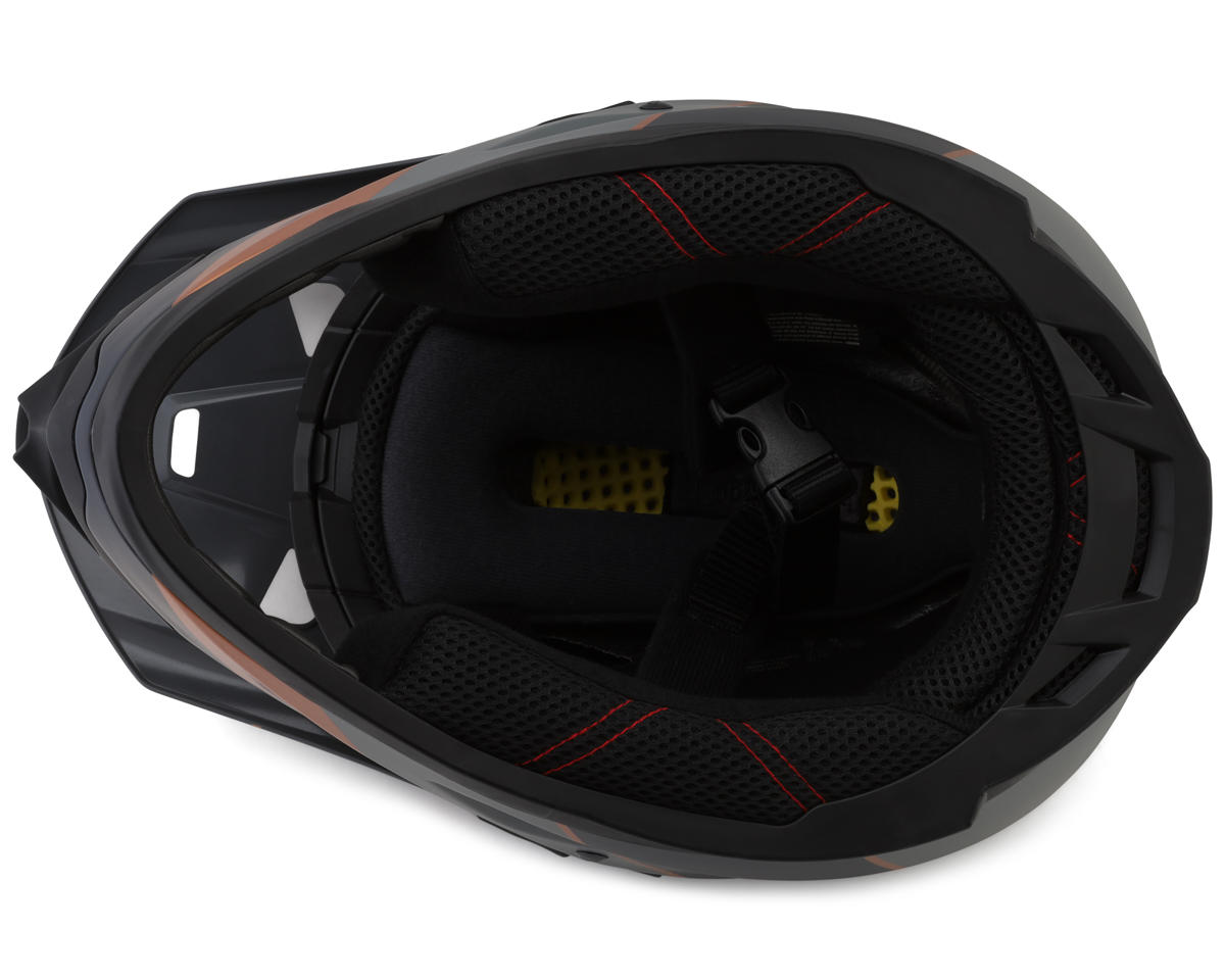 Kali Zoka Stripe Full Face Helmet (Matte Black/Bronze) (L) - Dan's Comp
