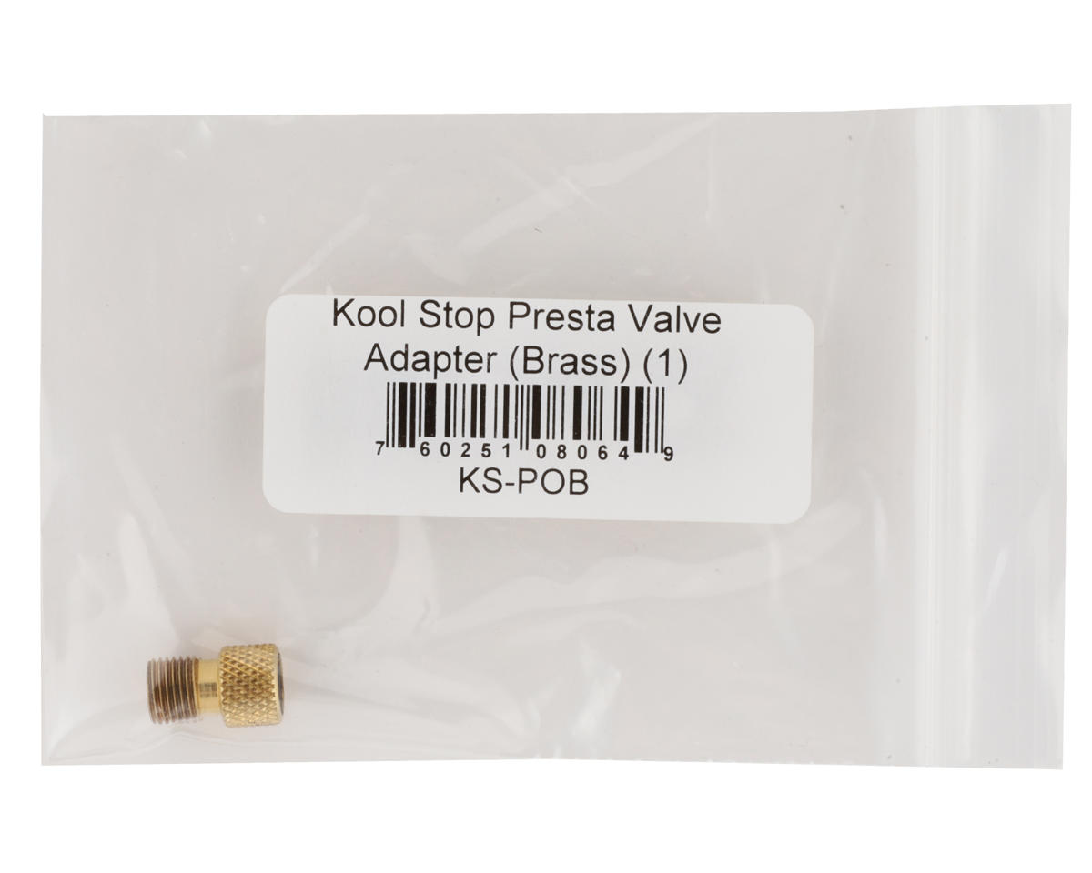 Kool Stop Presta to Schrader Valve Adapter (Brass) (1) - Dan's Comp