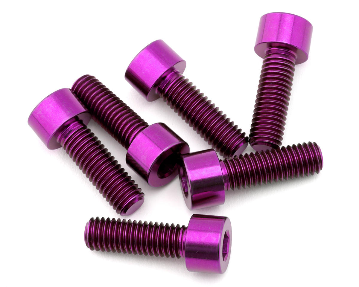 LBS Titanium Stem Bolt Kit (Purple) - Dan's Comp