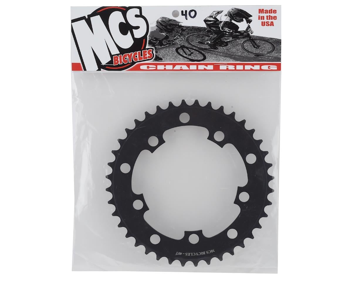 MCS 5-Bolt Chainring (Black) (40T) - Dan's Comp