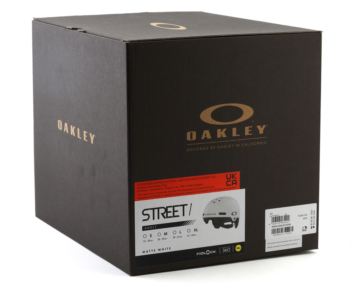 Oakley Street 1 Skate/BMX Helmet (Matte White) - Dan's Comp