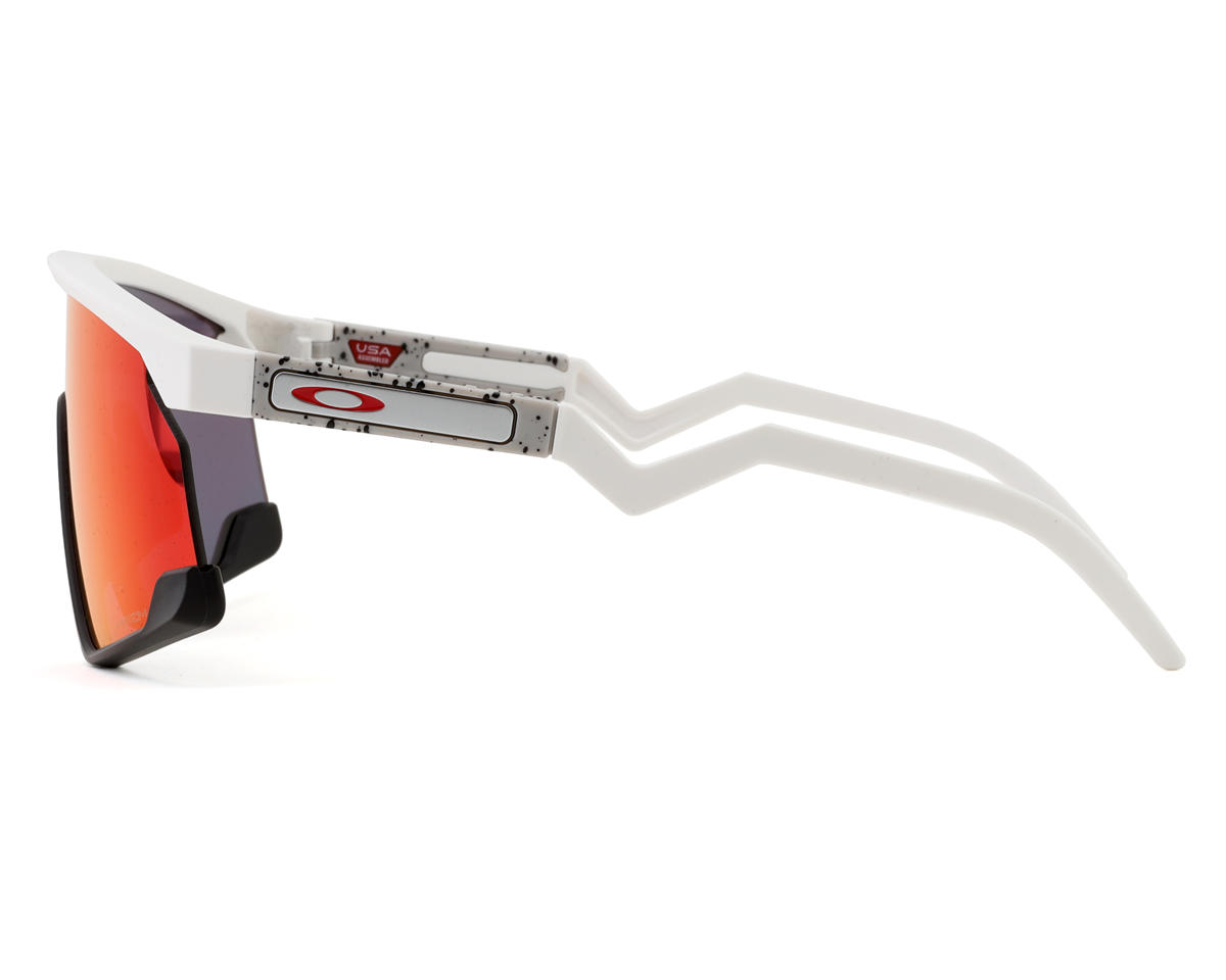 Oakley BXTR Sunglasses (Matte White/Black) (Prizm Road Lens) - Dan's Comp