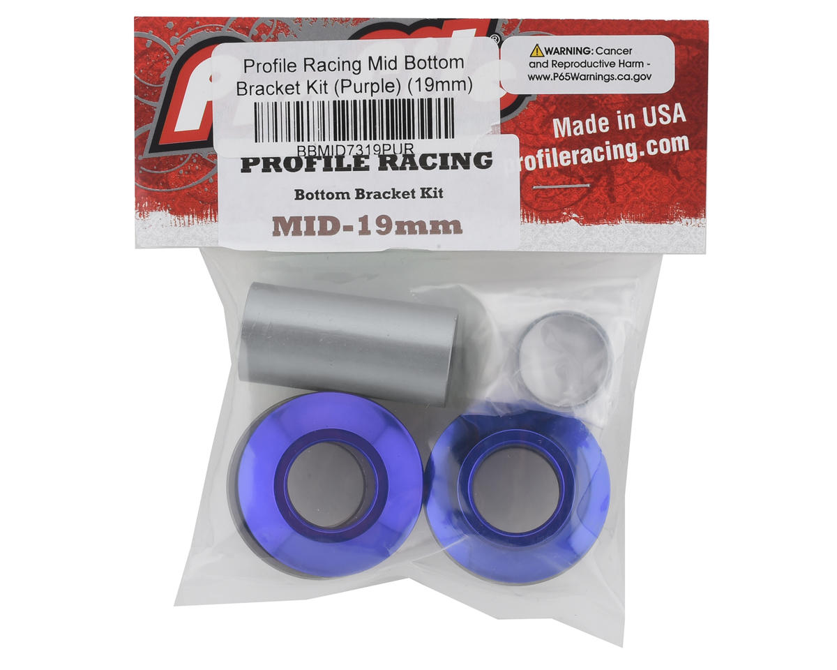 Profile Racing Mid Bottom Bracket (Purple) (19mm) - Dan's Comp