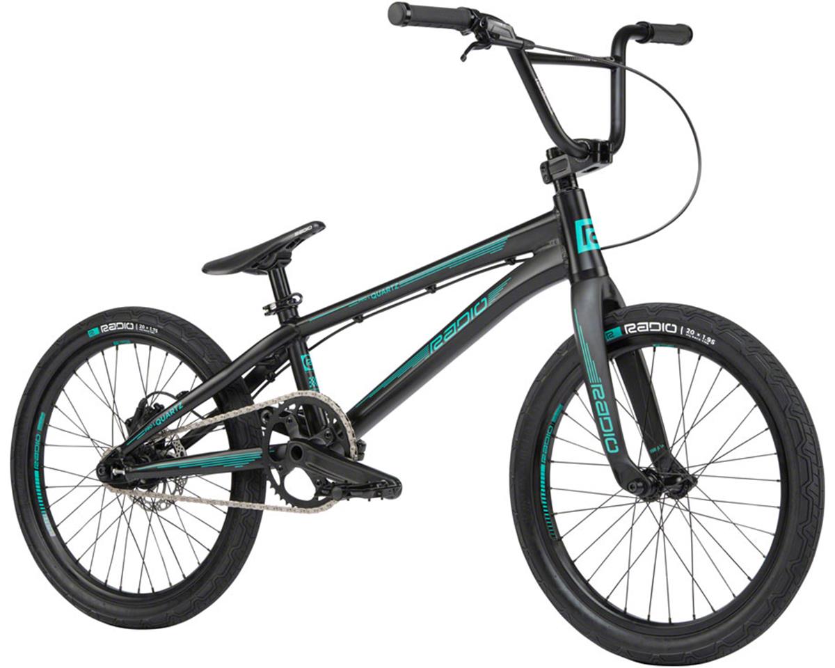 Radio 2022 Quartz Pro L 20" BMX Bike (20.9" Toptube) (Black/Teal) - Dan ...