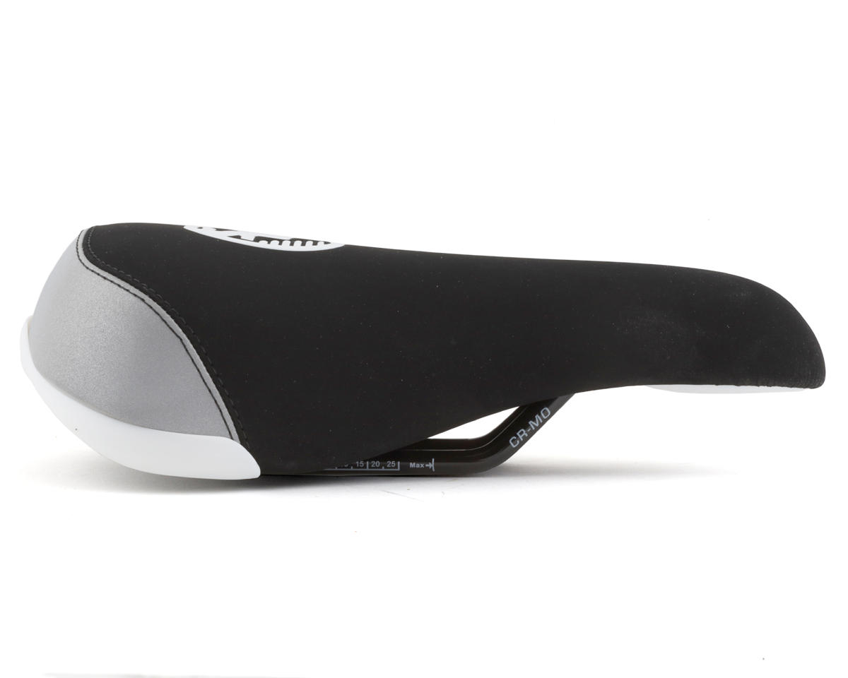 Ride Out Supply Railed Seat (Black/White) - Dan's Comp
