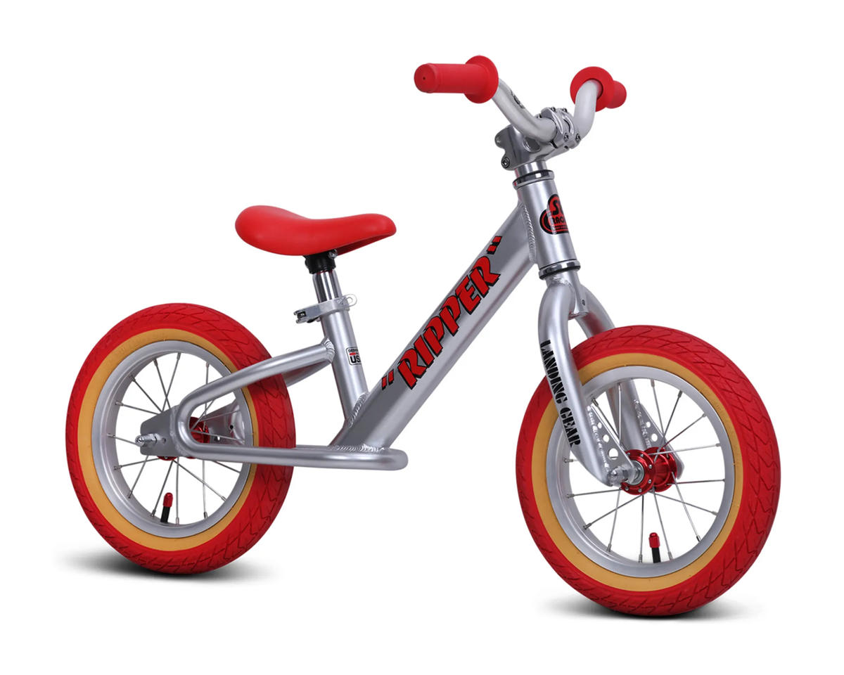 SE Racing Micro Ripper 12" Kids Push Bike (Silver Streak) - Dan's Comp