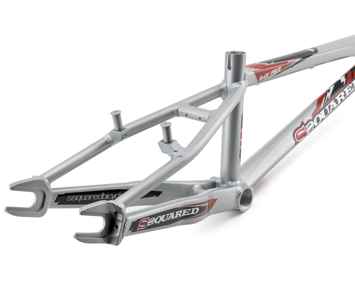SSquared VP BMX Race Frame (Silver/Red) (Pro XL) - Dan's Comp