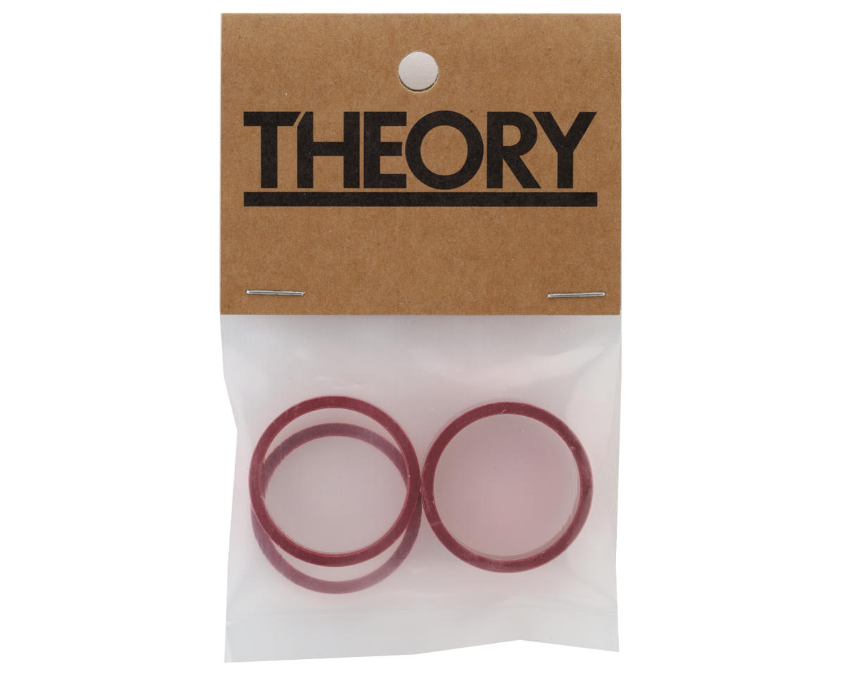 Theory Headset Spacer Kit (Red) (1-1/8") - Dan's Comp